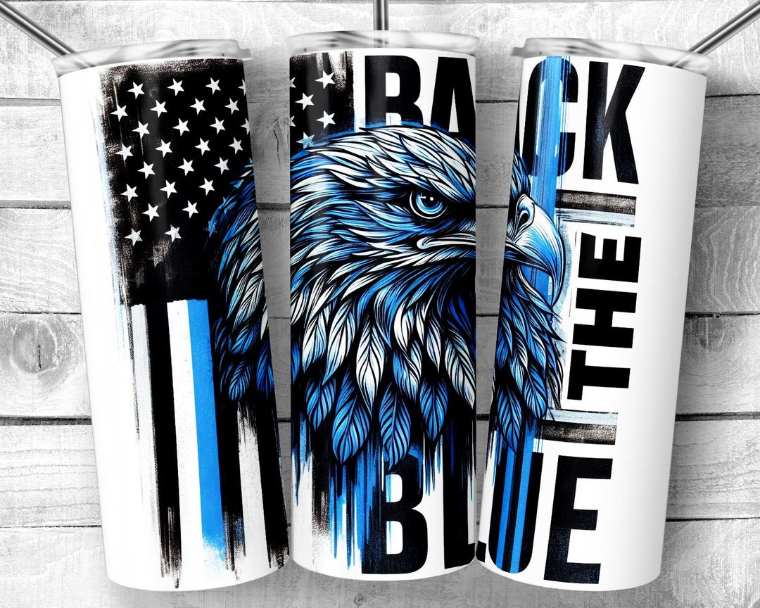 Police Eagle Design, Police Emblem 20oz Skinny Tumbler Design | to ...