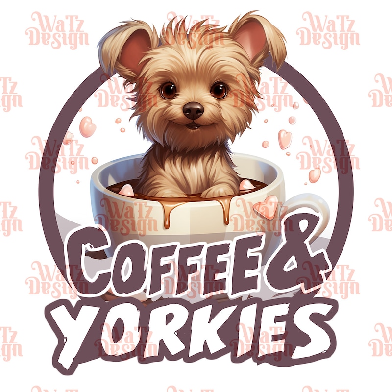 Cups With Yorkies - Etsy