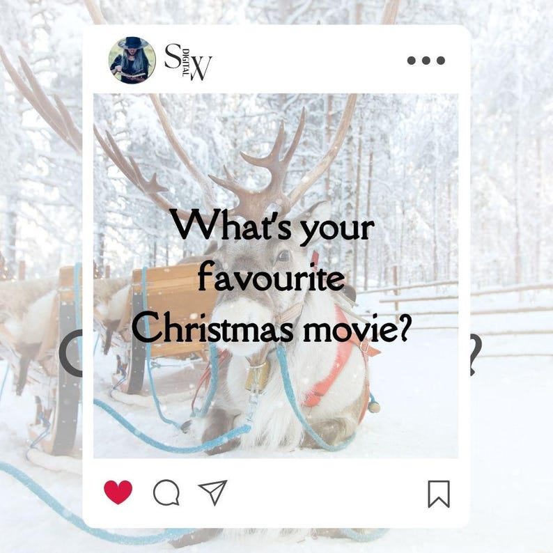 Christmas Engagement Posts for Facebook. 25x Jpg Images for Instagram ...