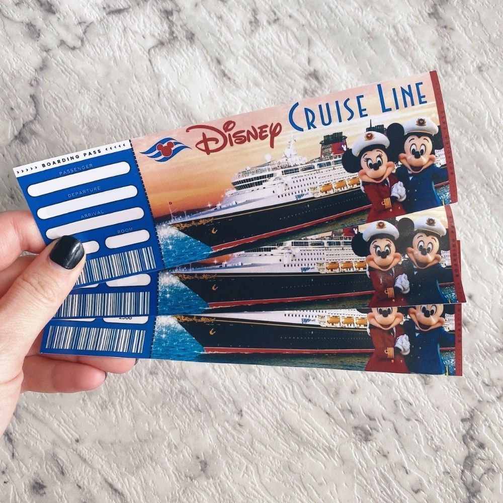 Disneycruise Printable Ticket. Cruise Ship Boarding Pass, Cruise Line ...