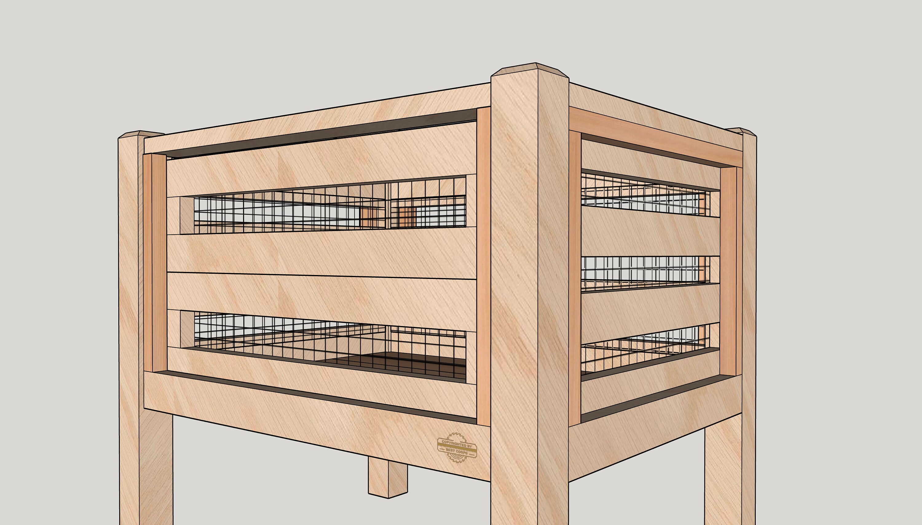 Compost Bin Plan - Etsy