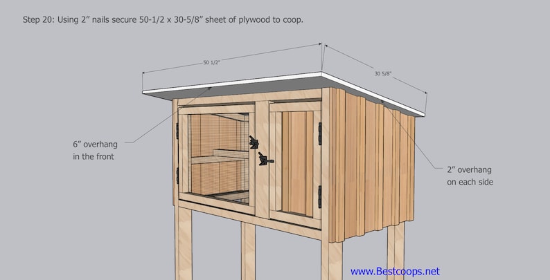 Cedar Rabbit Hutch/chicken Coop Plan - Etsy
