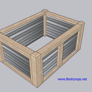 3x4' Garden Bed Plan - Etsy