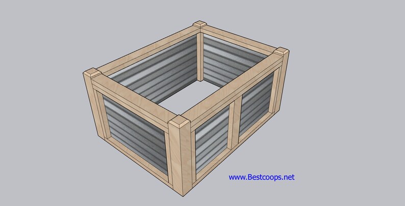 3x4' Garden Bed Plan - Etsy