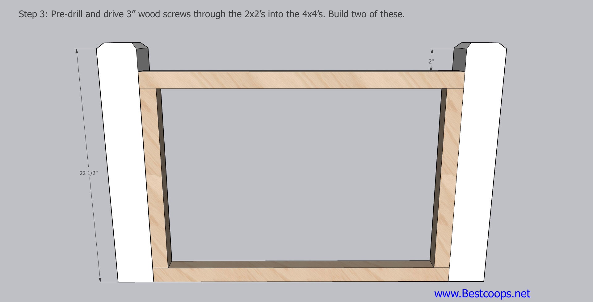 3x4' Garden Bed Plan - Etsy