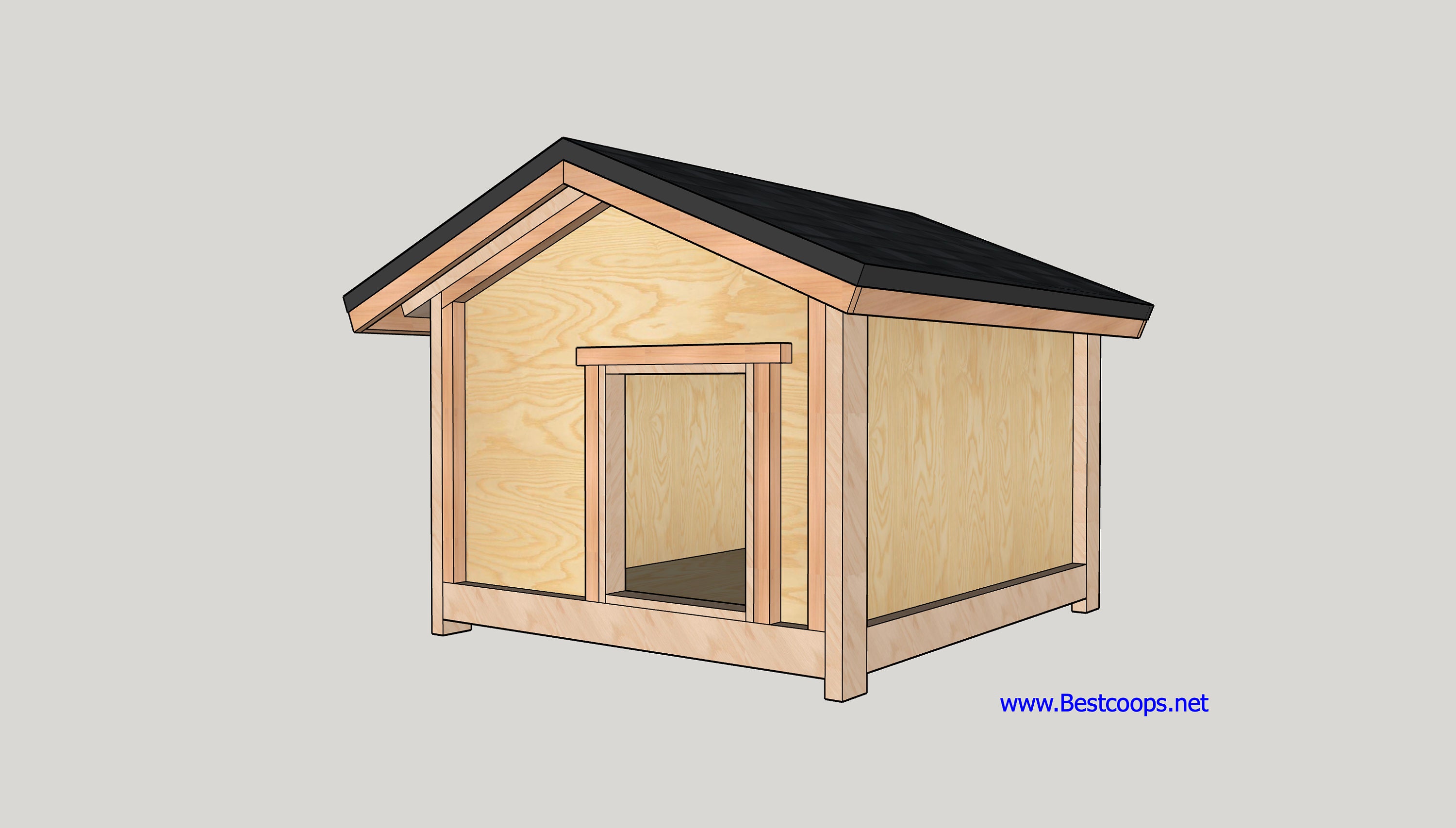DIY Modern Dog House Plan - Etsy