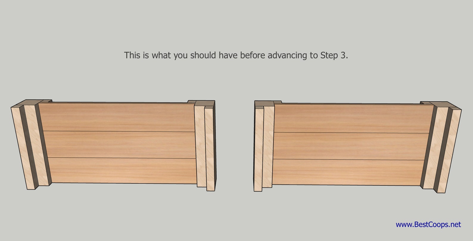 3x6' Cedar Garden Bed Plan - Etsy