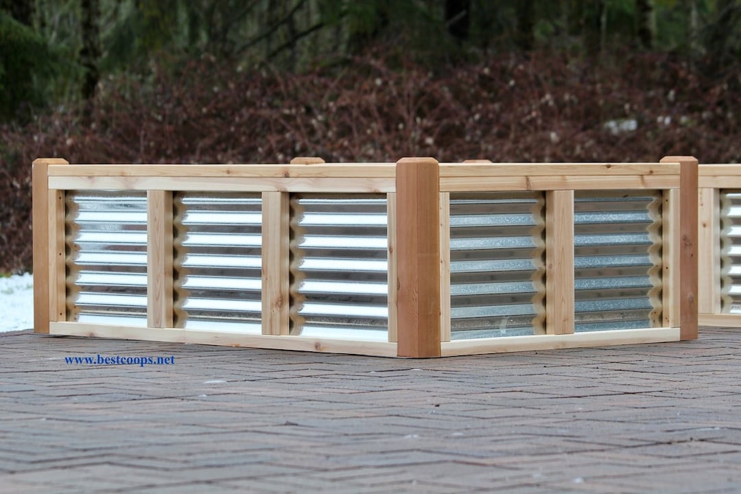 4x6' Corrugated Garden Bed Plan - Etsy