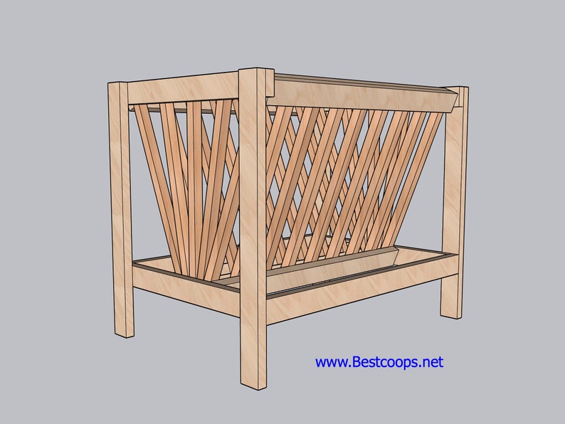 Goat And Sheep Hay Feeder Plan Download Now Etsy