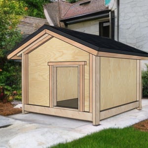 Dog House PDF Plan - Etsy