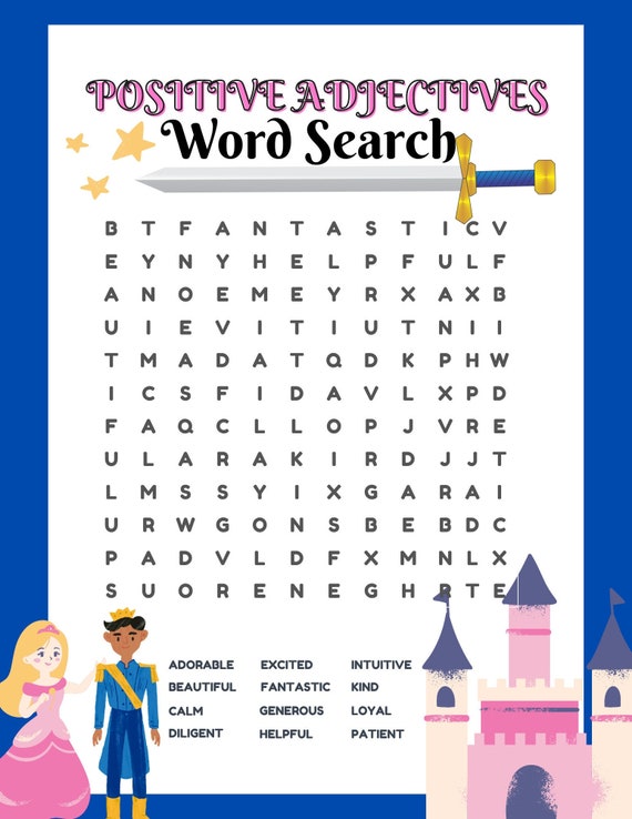 Free Printable Princess Word Search For Kids