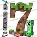 Minecraft Birthday Shirt - 7 - Etsy