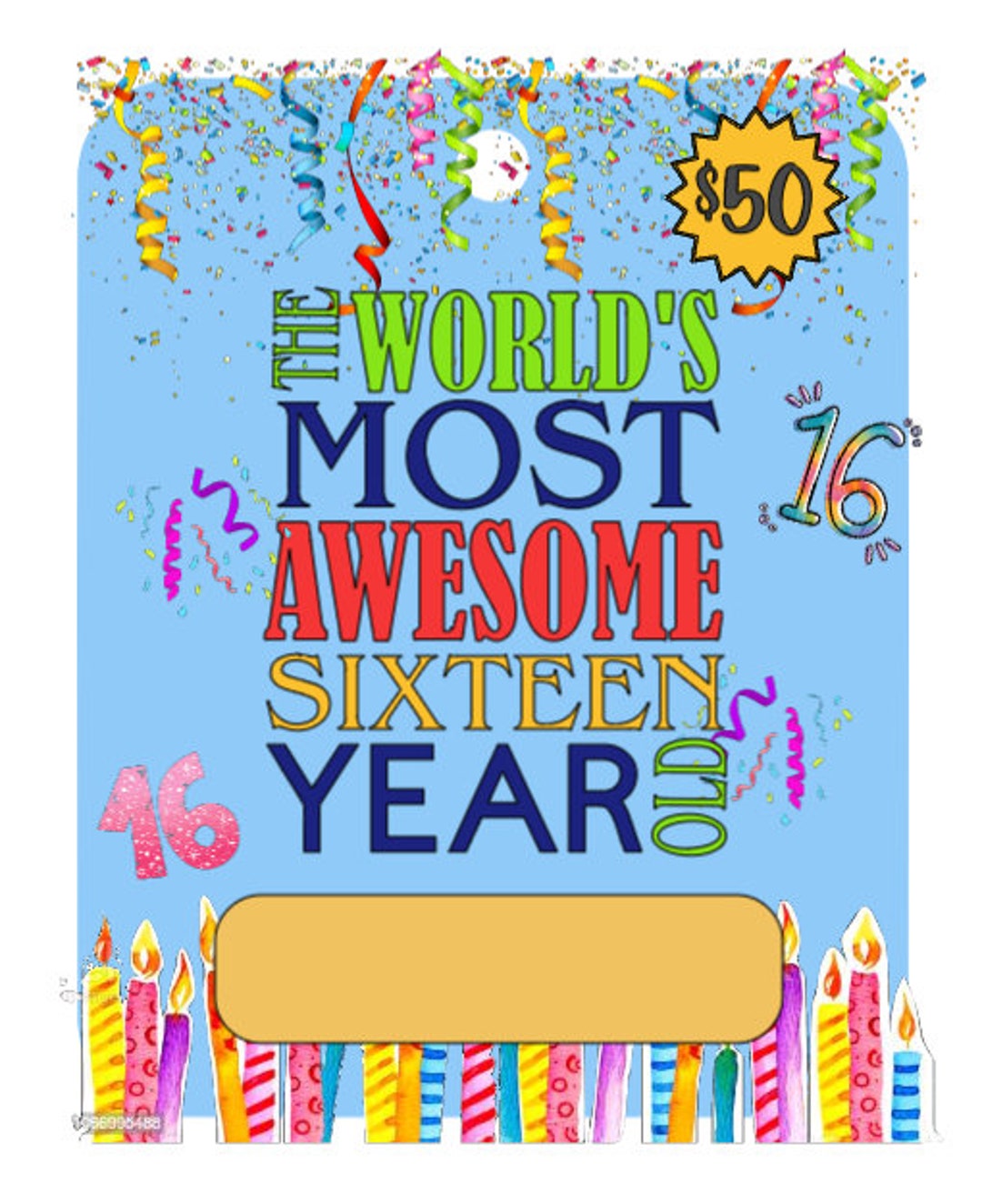 World's Most Awesome 16 Year Old Money Card - Etsy World's Most Awesome 16 Year Old Money Card - Etsy