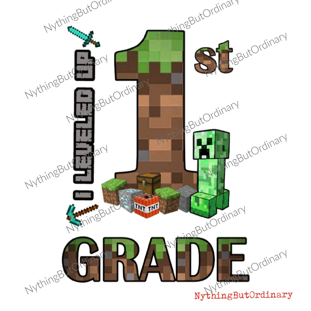 1st Grade Minecraft - Etsy