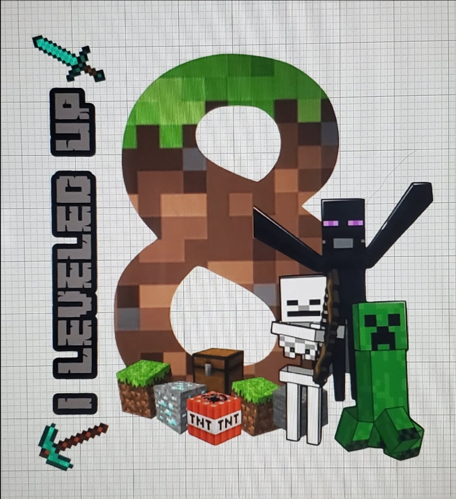 Minecraft Birthday Shirt - Custom Request - Etsy