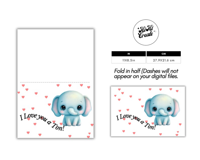 Instant Download Adorable Animal Valentine's Day Printable Postcards ...