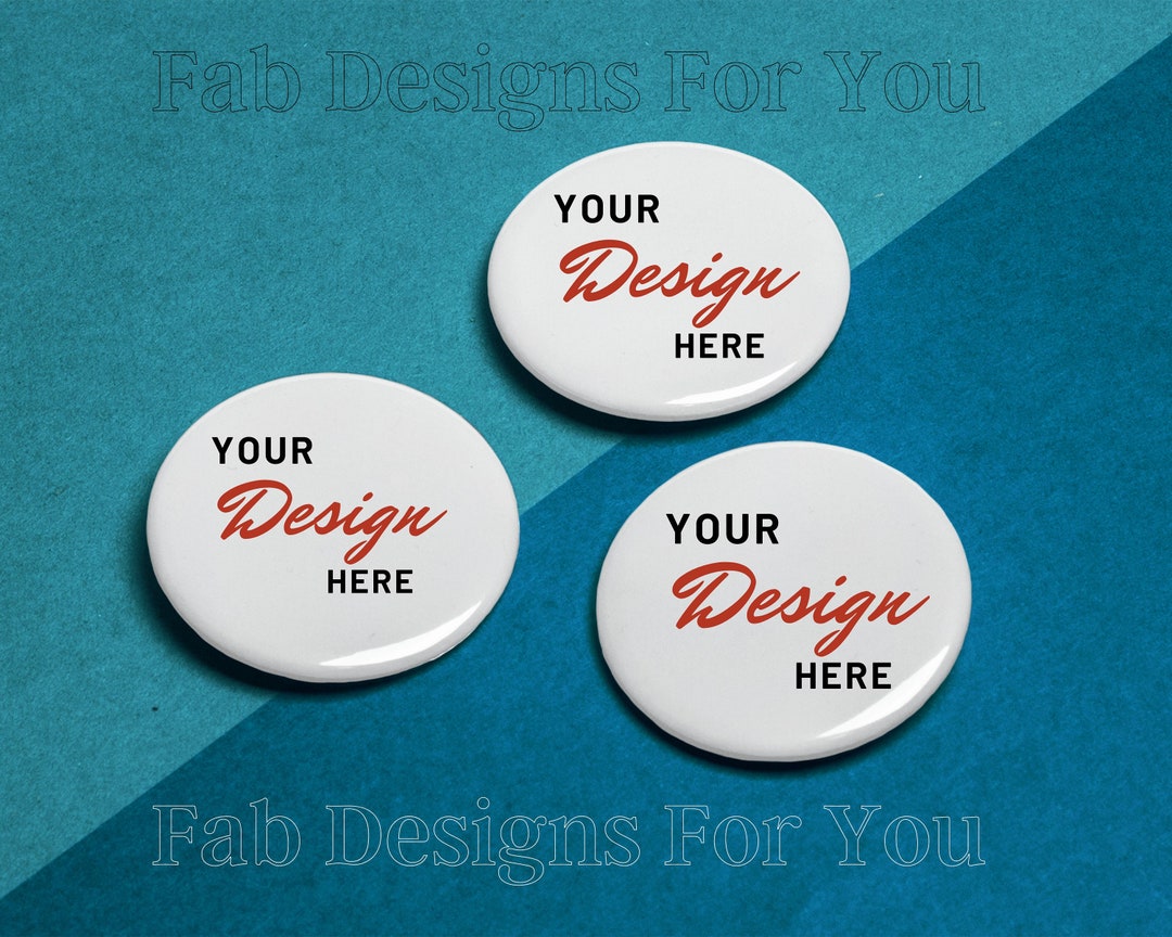 Pin Button Mockup Bundle Pin Mock up Pin Back Mockup for Printify Round ...