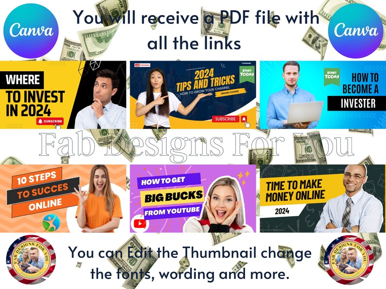 Personal Finance and Investing Youtube Thumbnail Youtube Channel ...