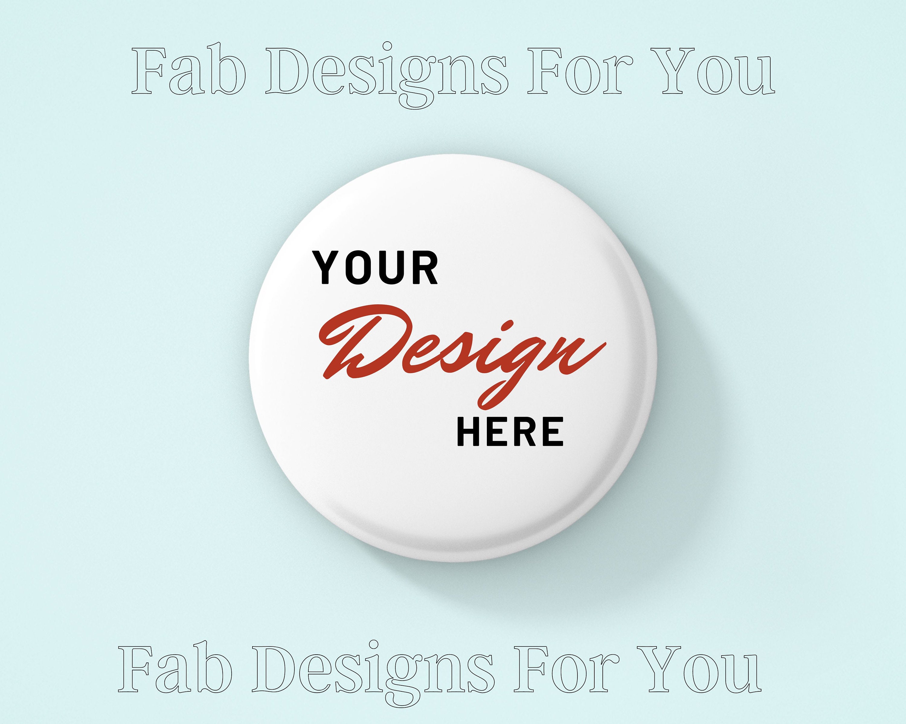 Pin Button Mockup Bundle Pin Mock up Pin Back Mockup for Printify Round ...