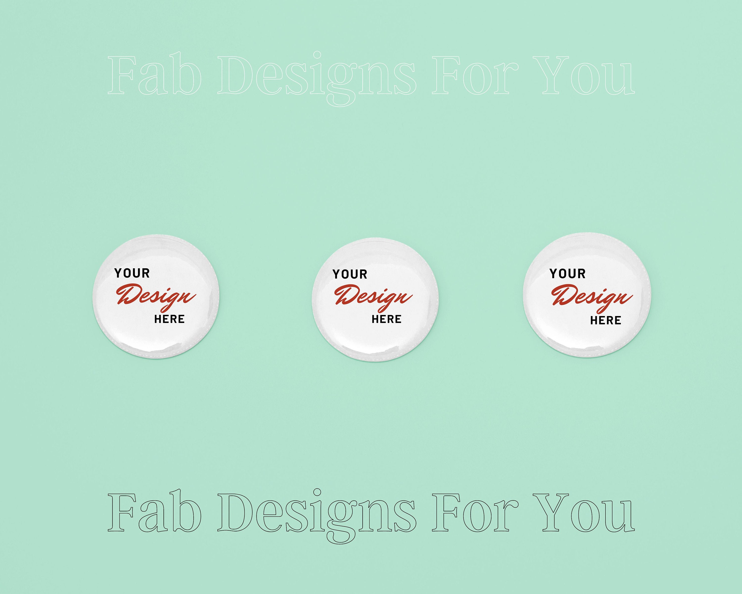 Pin Button Mockup Bundle Pin Mock up Pin Back Mockup for Printify Round ...