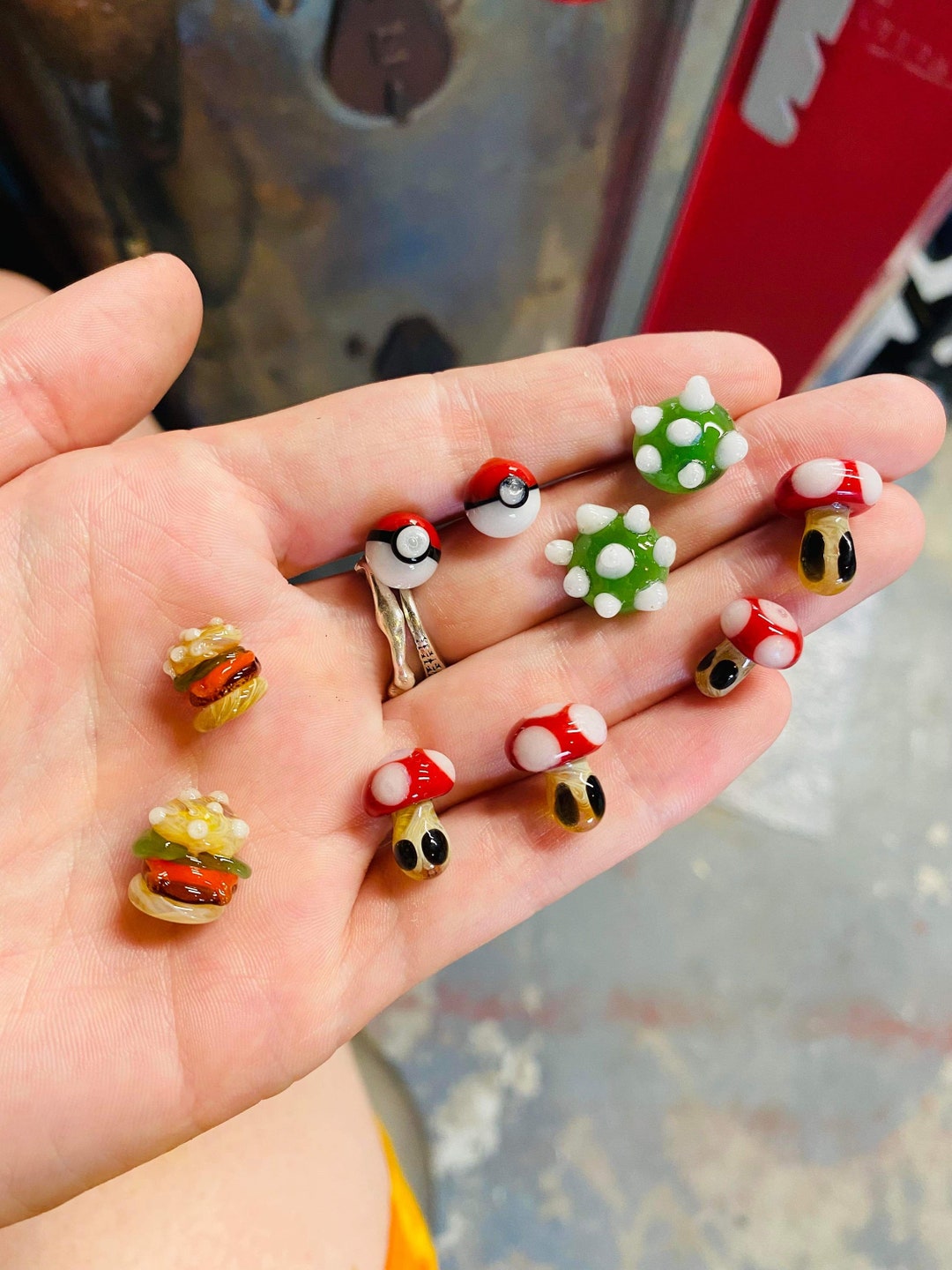Miniature Pearls, Apple, Mushroom, Bee, Bobomb, Egg, and More - Etsy