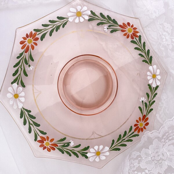 Glass Plate Flower - Etsy