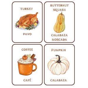 Happy Fall Y'all English/spanish Flashcards, Homeschooling, Learning ...
