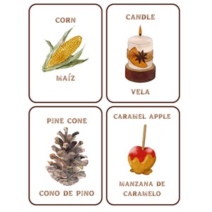 Happy Fall Y'all English/spanish Flashcards, Homeschooling, Learning ...