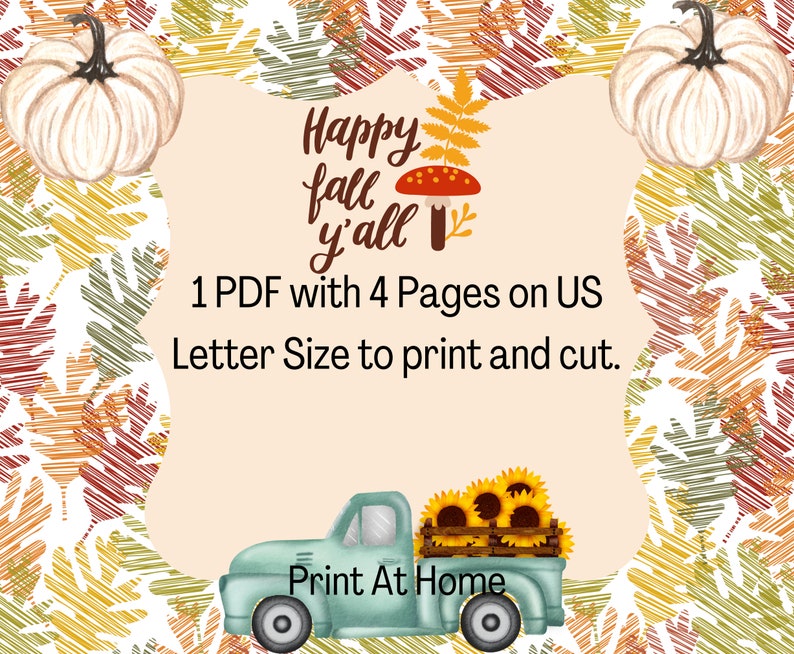 Happy Fall Y'all English/spanish Flashcards, Homeschooling, Learning ...