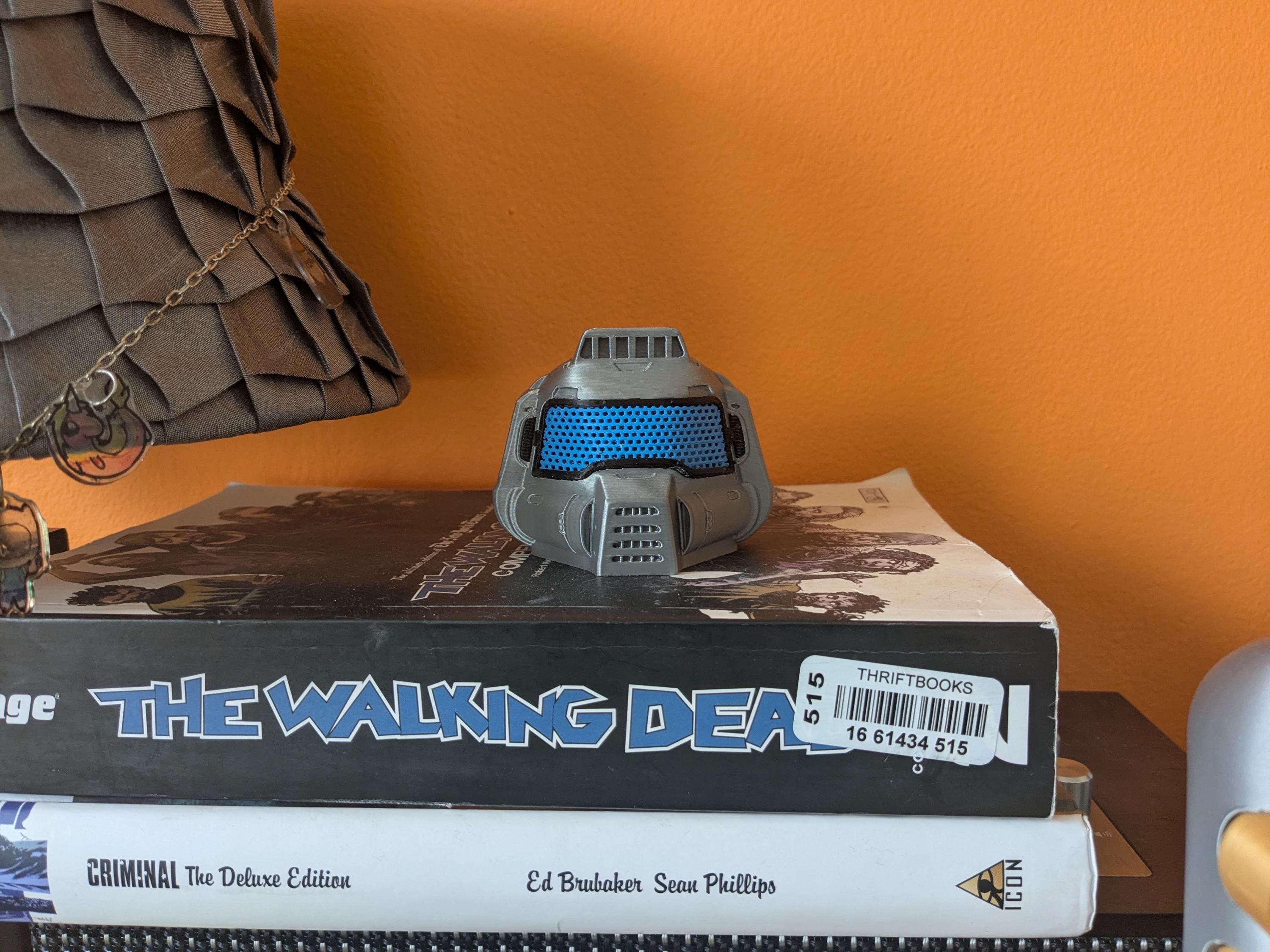 Mini Classic Doom Guy Helmet – 3D Printed Retro Gaming Shelf Ornament ...