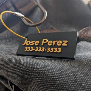 Custom 3D Printed Luggage Tags - Etsy