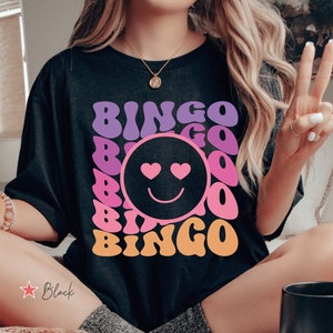 Happy Bingo Shirt, Funny Bingo T Shirt, Bingo Lover Gift, Bingo Player ...