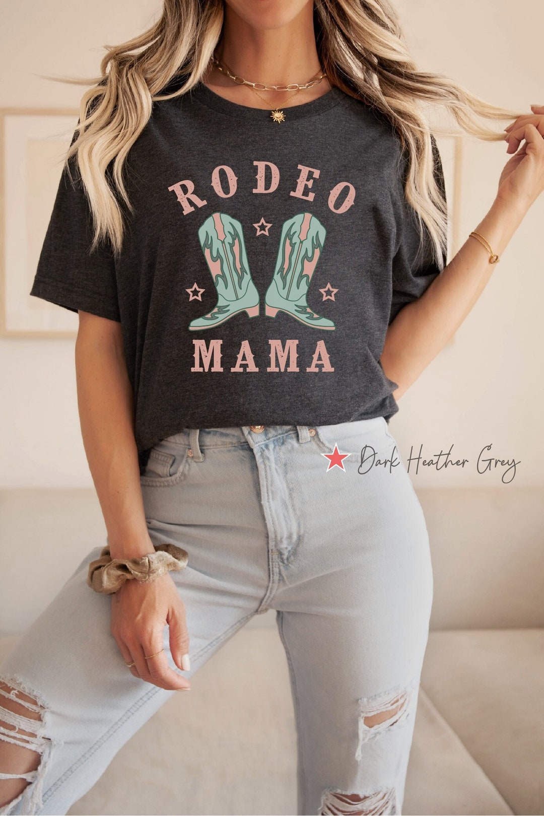 Rodeo Mama Shirt, Cowgirl Boots Mom Shirt, Country Mom Tshirt, Mama ...