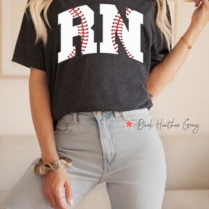 RN Baseball Shirt, RN Nurse Baseball T Shirt, Registered Nurse Gift, RN ...