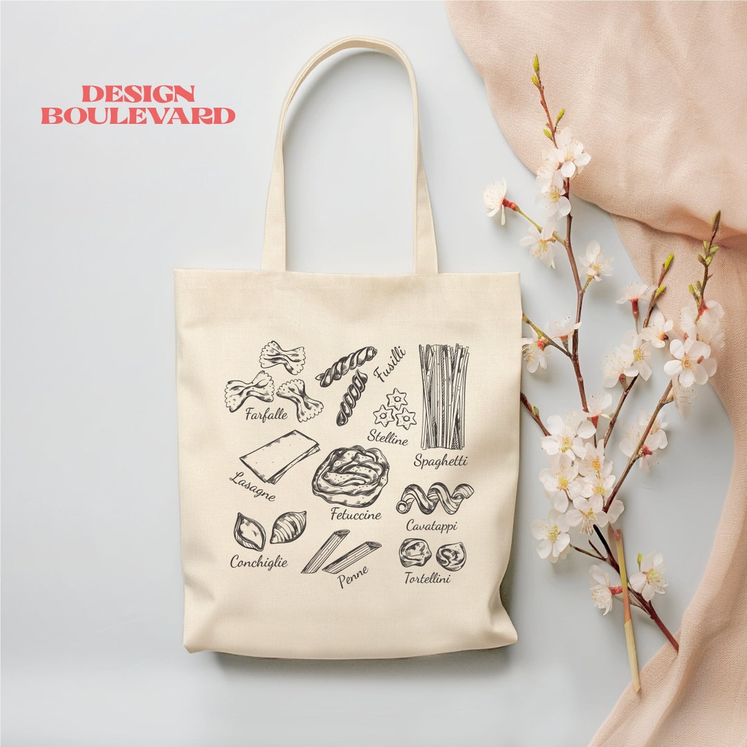 Pasta Tote Bag, Pasta Maker Tote, Pasta Lover Gift, Cooking Lover ...
