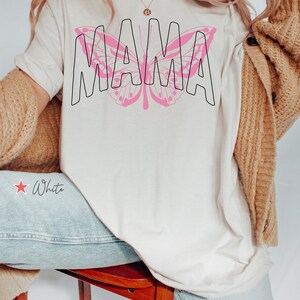 Mama Butterfly Shirt, Mama Moth T Shirt, New Mom Gift, Mom Butterfly ...