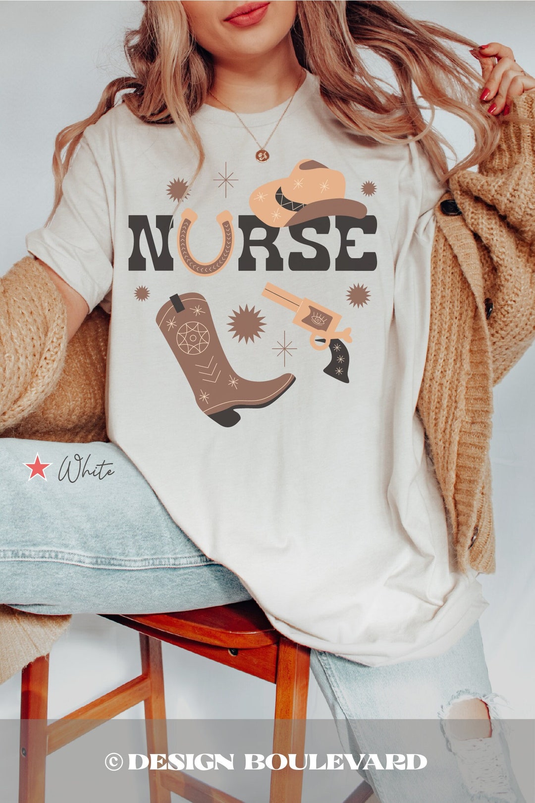 Nurse Western Style Shirt, Nurse Cowgirl Tshirt, Nurse Week Gift, Nurse ...