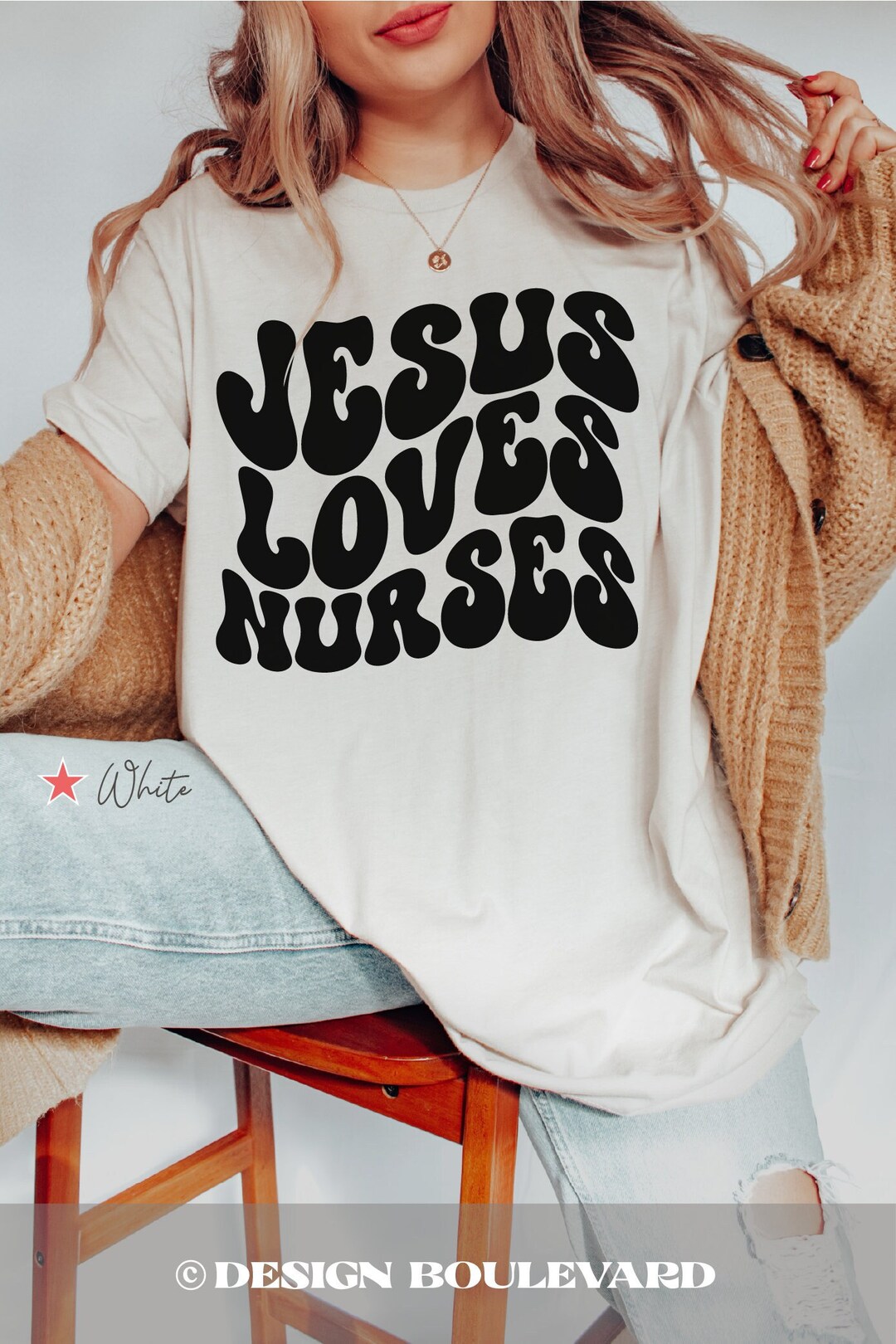 Jesus Loves Nurses Shirt, Christian Nurse T Shirt, Religious Nurse Gift ...