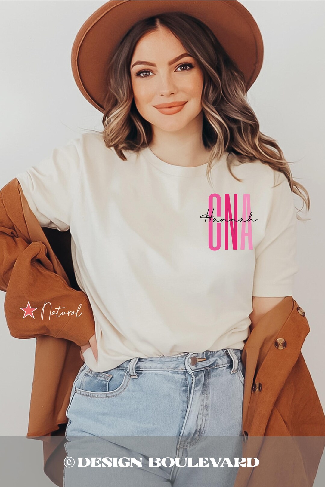 Custom CNA Shirt, Customized CNA T Shirt, CNA Gift, Personalized Cna ...