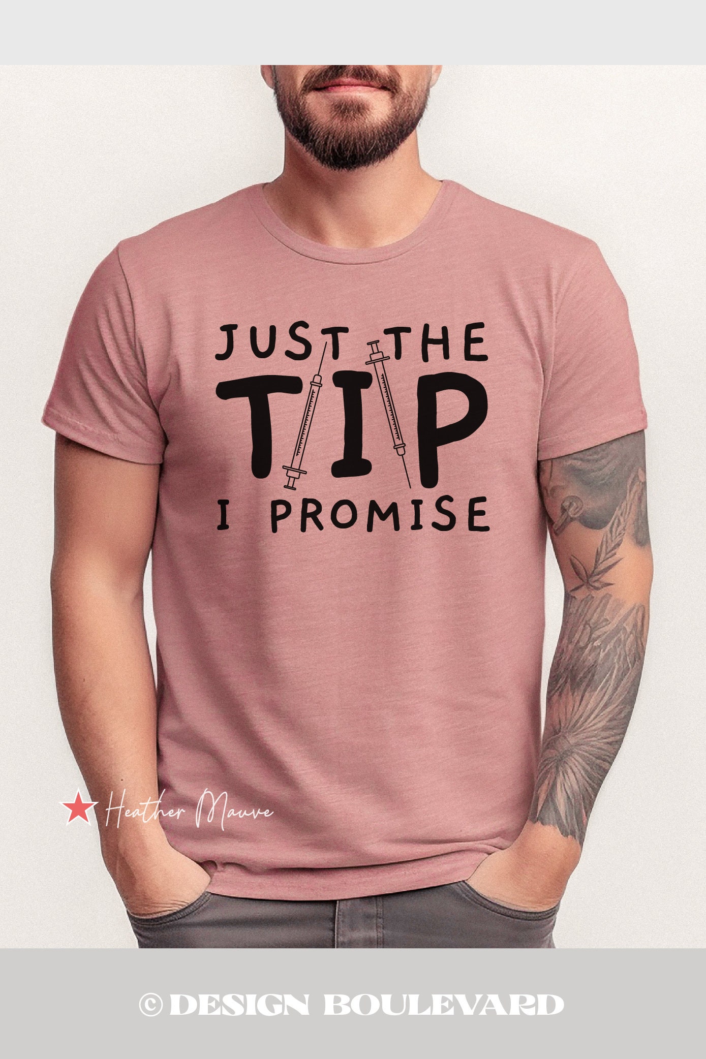 Just the Tip I Promise Botox Shirt, Funny Cosmetic Nurse T Shirt, Funny ...