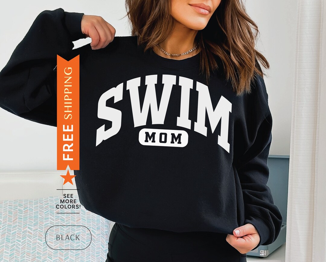 Swim Mom Sweatshirt, Swim Mama Sweater, Sport Mom Gift, Swimming Mom ...