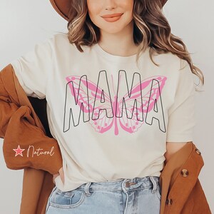 Mama Butterfly Shirt, Mama Moth T Shirt, New Mom Gift, Mom Butterfly ...