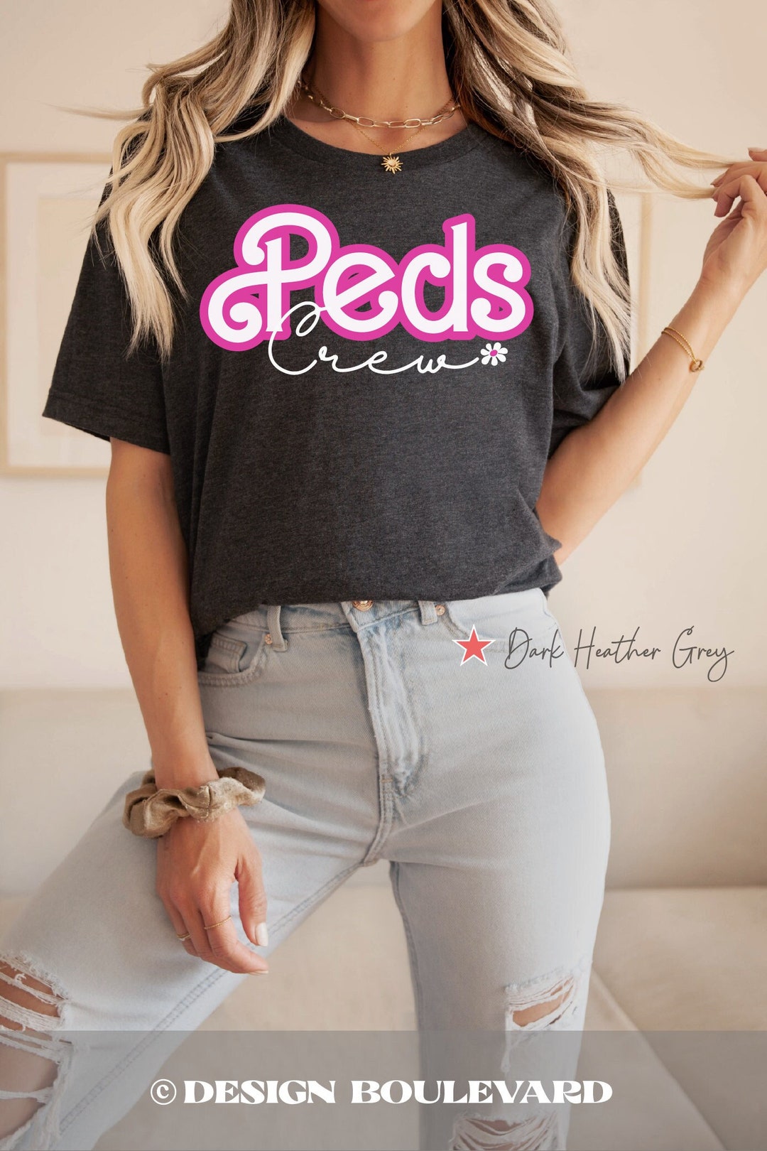 Peds Crew Shirt, Pediatric Nurse T Shirt, PEDS Nurse Gift, Pediatric ...