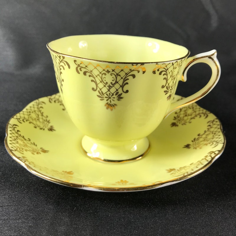 Yellow Tea Cup - Etsy