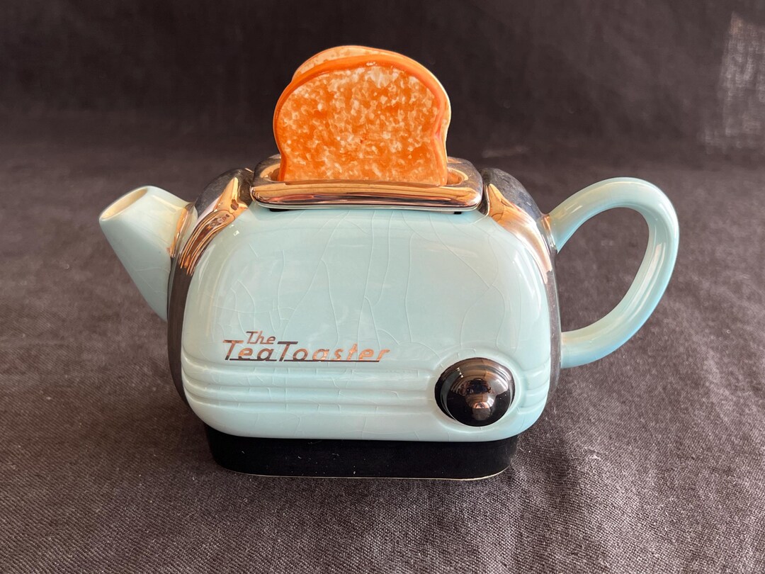 Swineside Teapottery the Tea Toaster, Retro Novelty Teapot, 2 Cup Pot ...