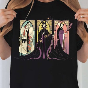 Vintage Evil Friends Disney Villains Shirt, Disney Villain Shirt, Cruella, Evil Queen ...