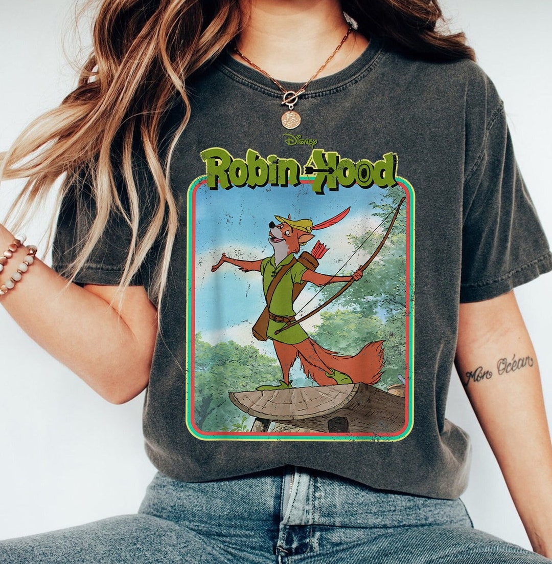 Vintage Robin Hood Disney Character Shirt, Little John Shirt, Disney ...