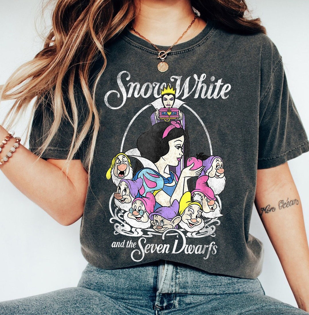Retro Disney Snow White and Seven Dwarfs Shirts, Snow White Disney ...
