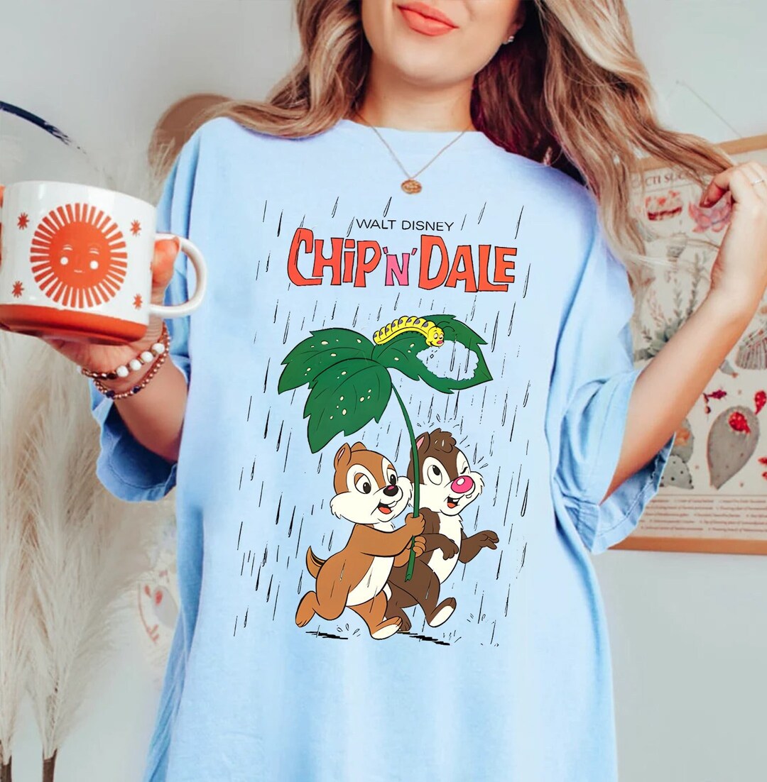 Cute in the Rain Chip and Dale Shirt, Double Trouble Shirt, Chip and ...