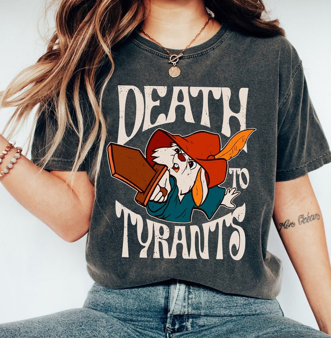 Cute Death to Tyrants Skippy Rabbit Robin Hood Shirt, Skippy Rabbit ...